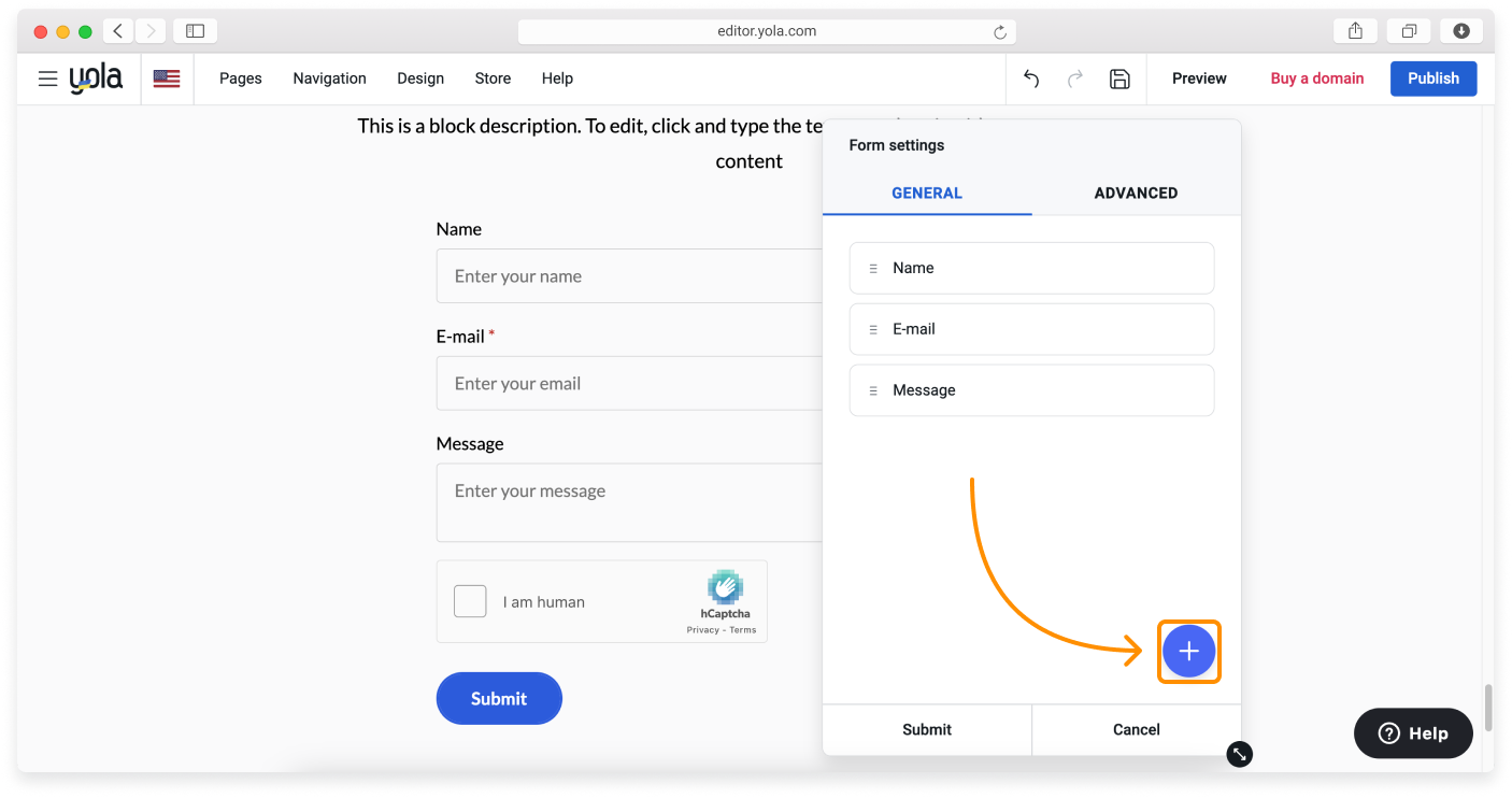 Let your visitors attach a file to the contact form – Sitebuilder+