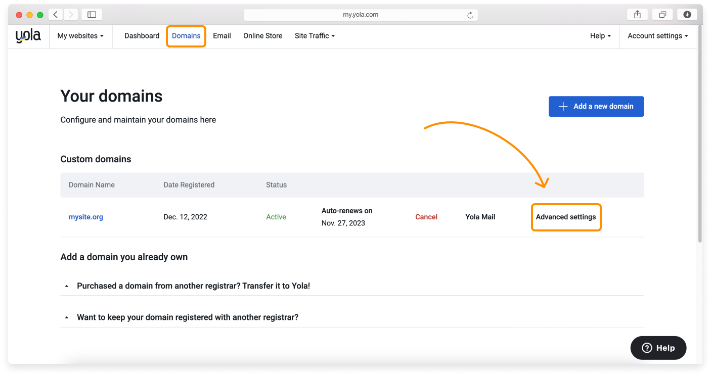 Suspended domain – Sitebuilder+